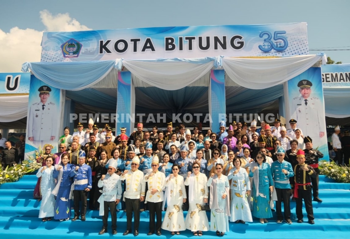 Peringati HUT ke 35 Kota Bitung, Wali Kota Ajak Seluruh Elemen ...